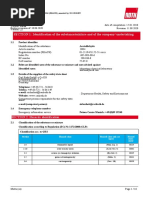 Safety Data Sheet Butane Cartridge | PDF | Fires | Dangerous Goods