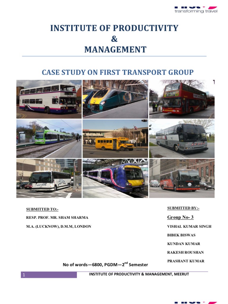 First Group UK Final Report | PDF | Occupational Safety And Health ...