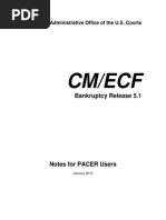 PACER User Manual Overview | PDF