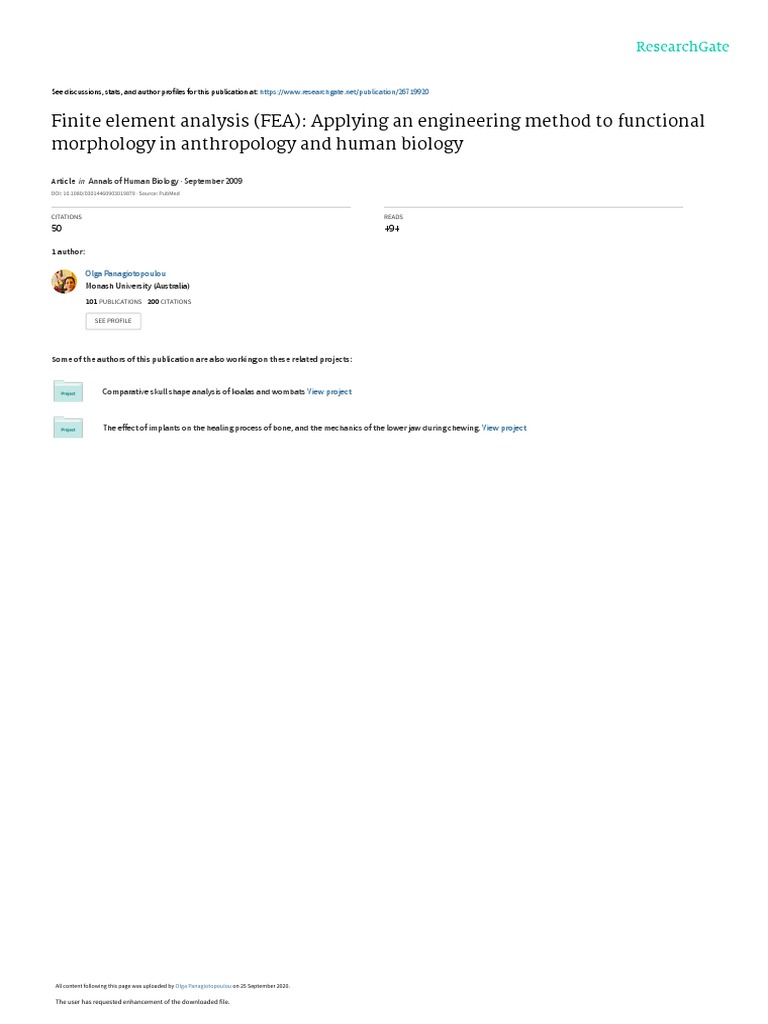 Finite Element Analysis (FEA) : Applying An Engineering Method To ...
