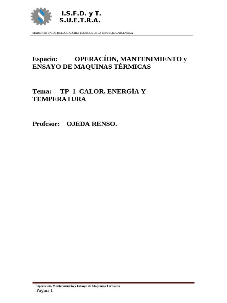 Ejemplos de Máquinas Térmicas en Casa | PDF | Calor | Temperatura