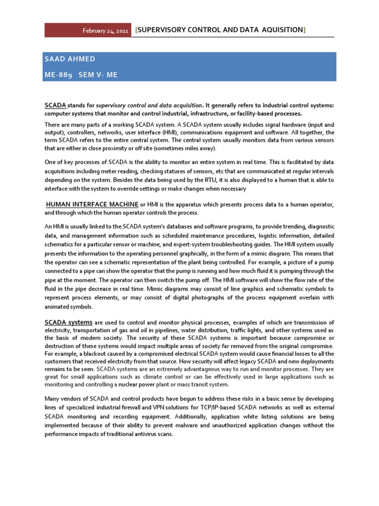 Scada Pdf Scada Computing