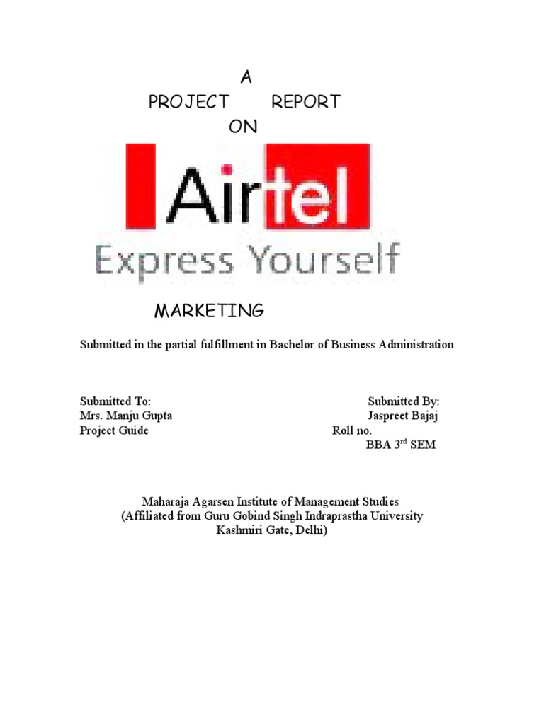A Project Report ON | PDF | Mobile Phones | Telecommunications
