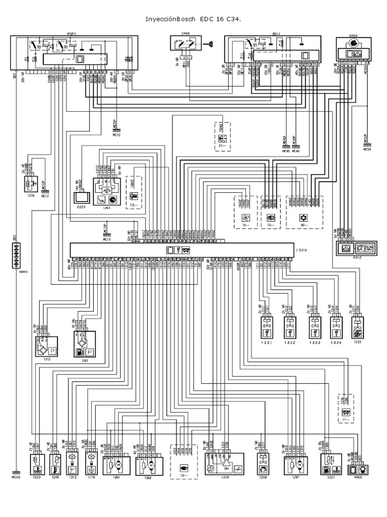 Esquemas Bosch EDC 16 34 A3 | PDF
