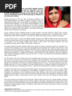 A Schoolgirl's Diary From I Am Malala | PDF | Malala Yousafzai