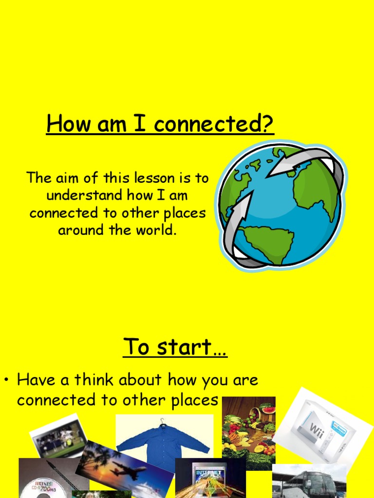 How Am I Connected | PDF | Economies | Natural Environment