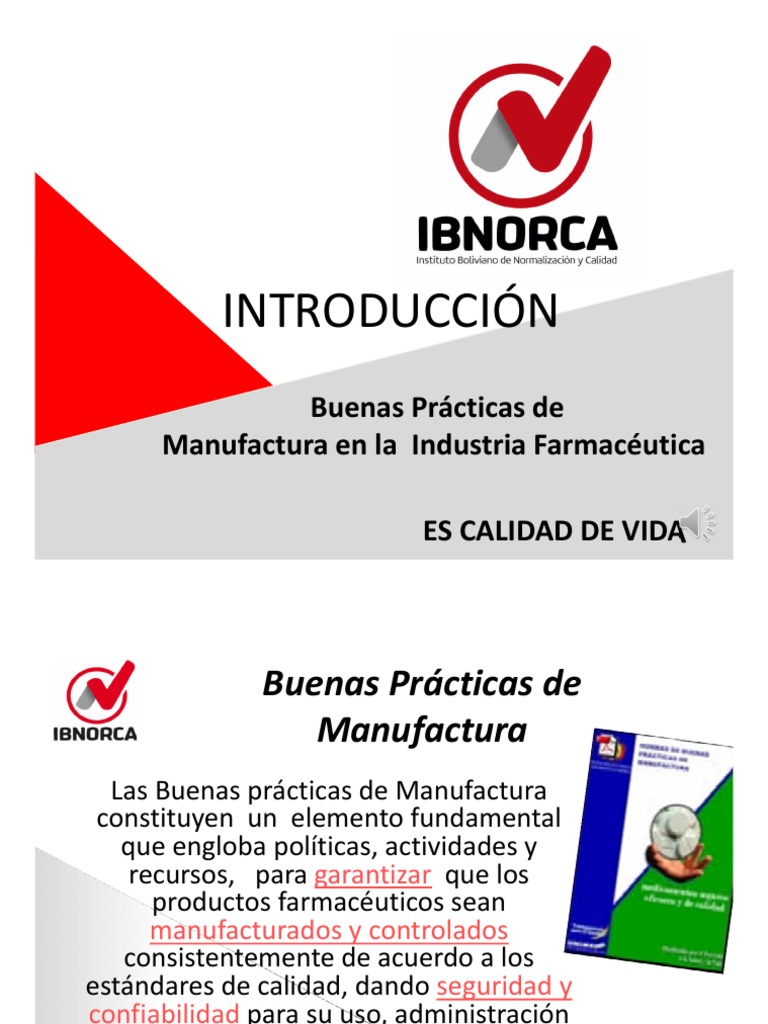 1 Introducción A Las BPM | PDF | Farmacia | Medicamentos con receta