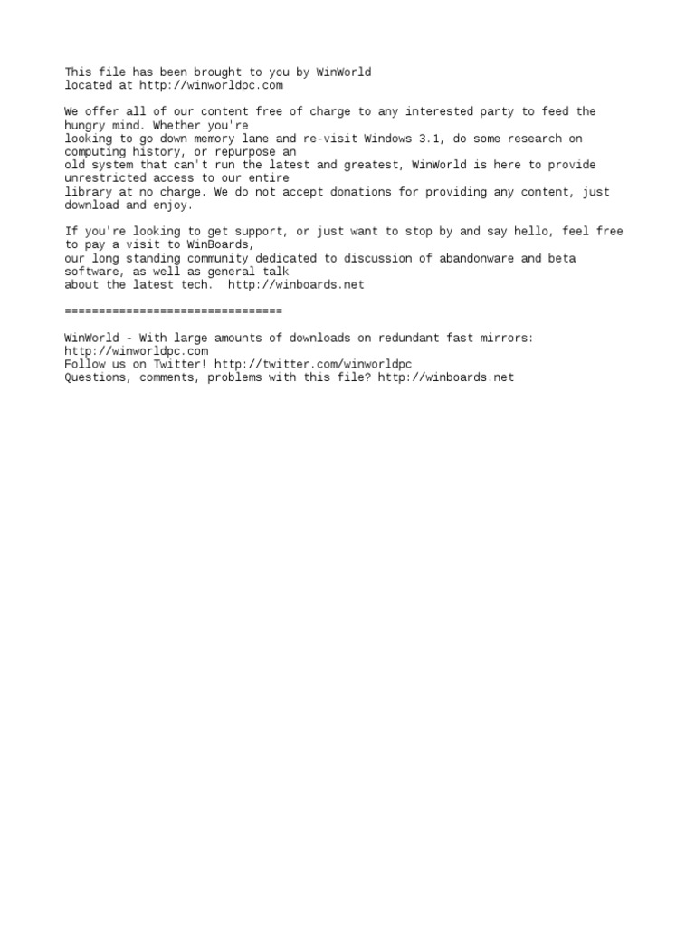 Winworldpc.com | PDF