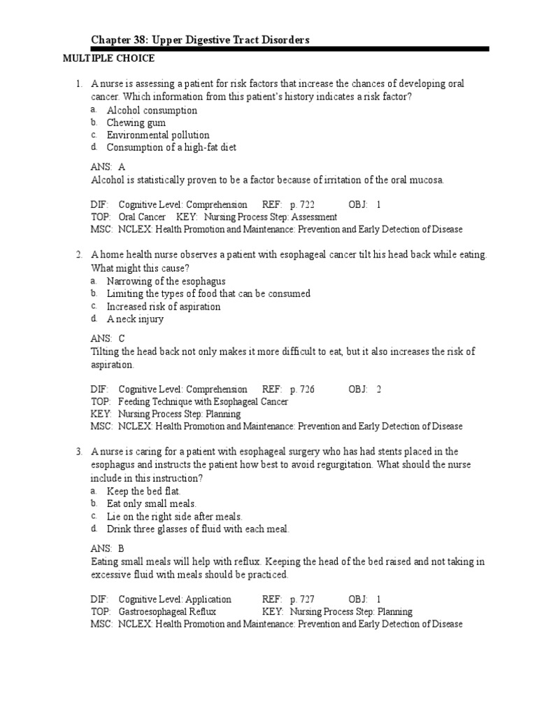 Overview Of The Esophagus Digestive Disorders Merck Chapter 38 Upper