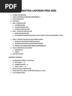 Format Laporan Akhir PKM | PDF