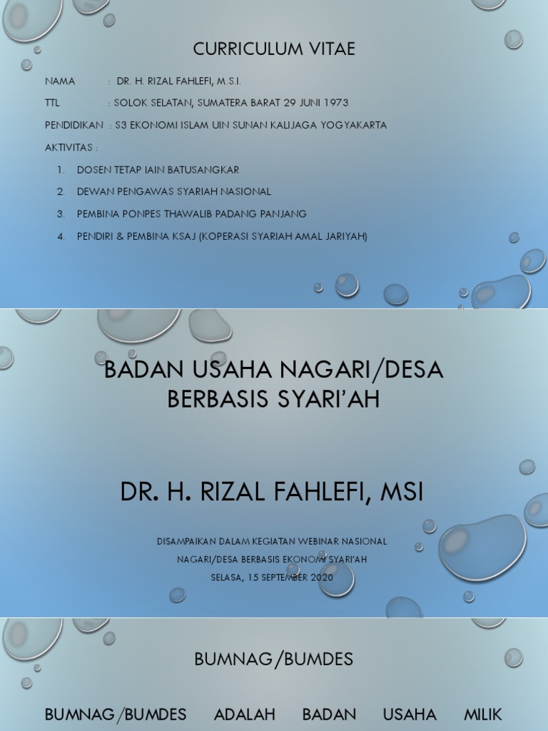 Materi Dr. H. Rizal Fahlevi, M.Si | PDF | Perjalanan
