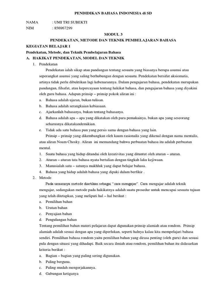 Rangkuman Modul 3 | PDF