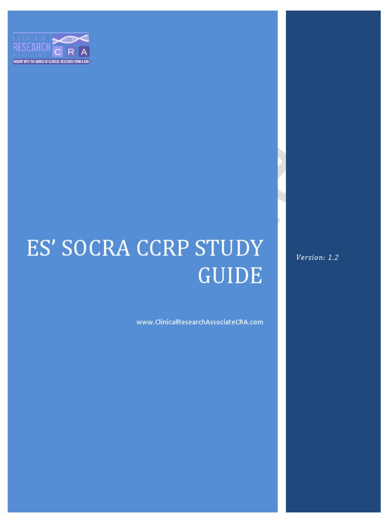 SOCRA Certificate ES | PDF | Institutional Review Board | Informed Consent