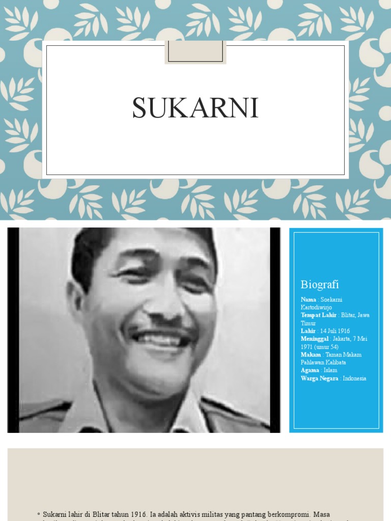 Biografi Sukarni: Pejuang Revolusi | PDF
