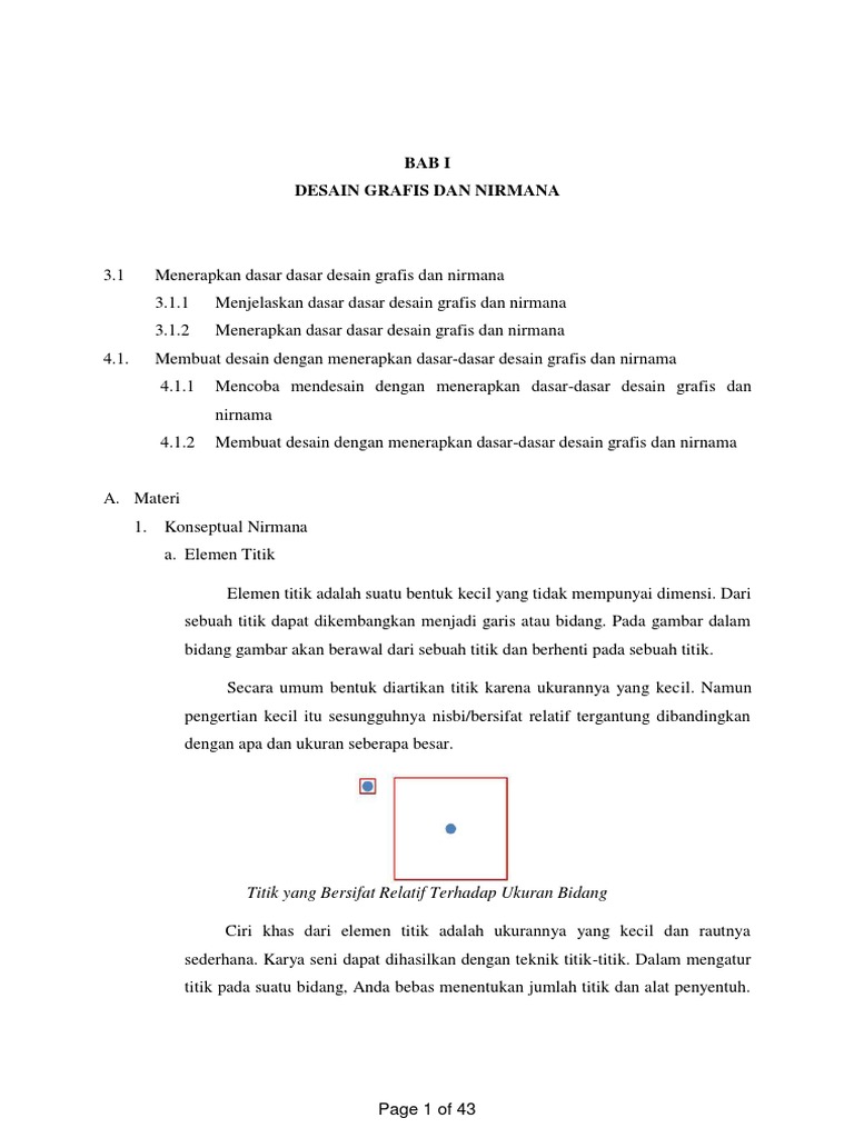 BAB I-II Desain Grafis Dan Nirmana, Tipografi | PDF