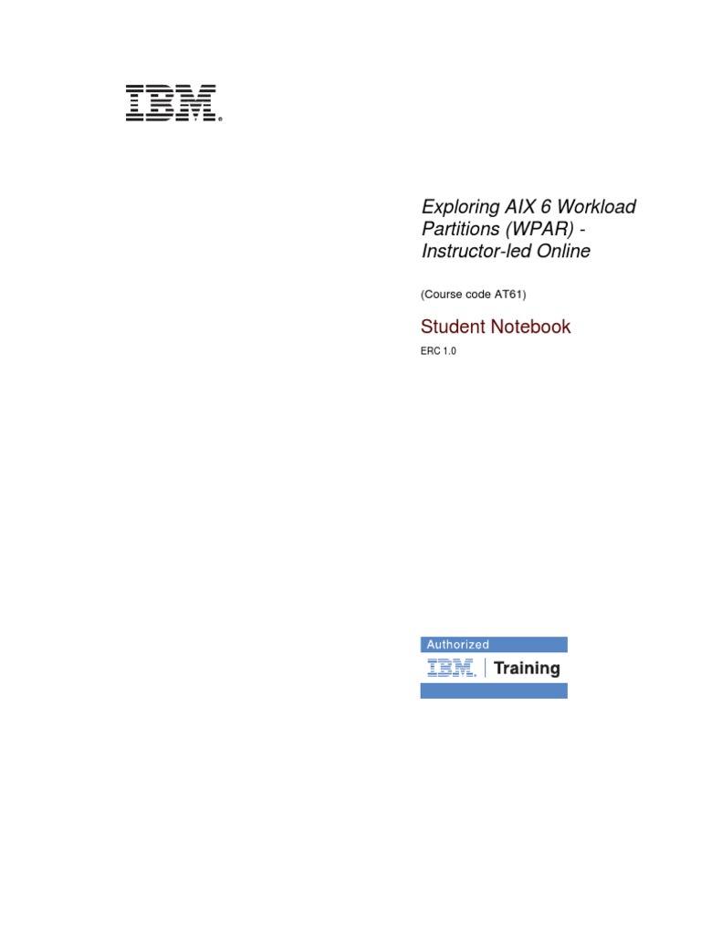 WPAR Student Material | PDF | Computer Architecture | Computer Science