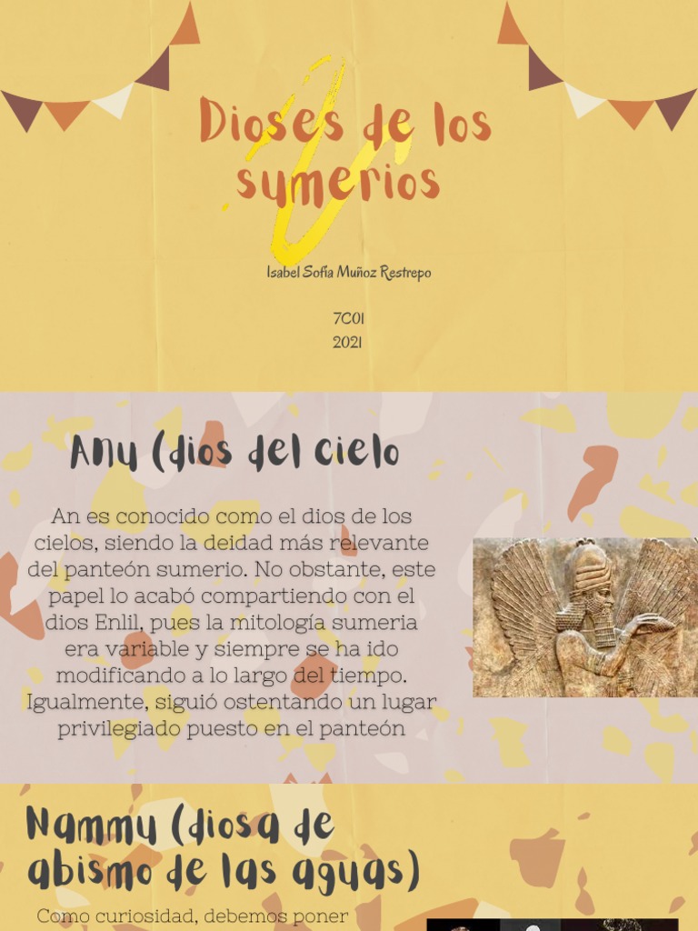 Dioses de Los Sumerios | PDF | Mitología mesopotámica | Deidades