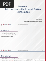 Web Design Complete Lecture Notes | PDF | World Wide Web | Internet & Web