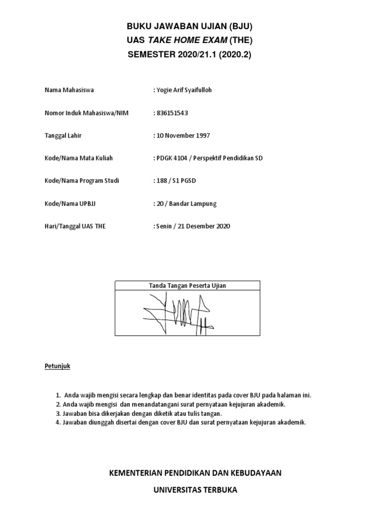 BJU Umum PDGK4104 1 | PDF