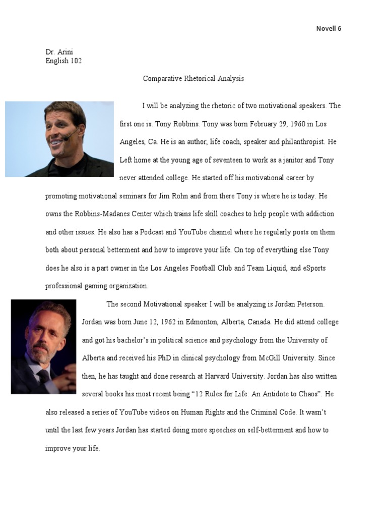 Comparative Rhetorical Analysis | PDF