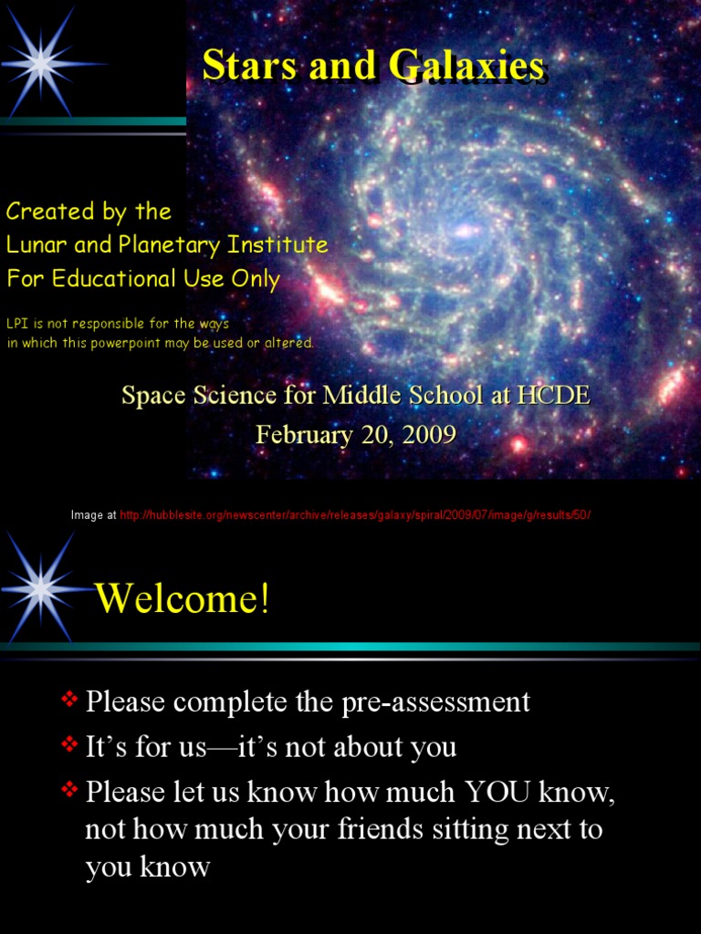 Stars and Galaxies: An Introduction to Our Place in the Universe | PDF ...
