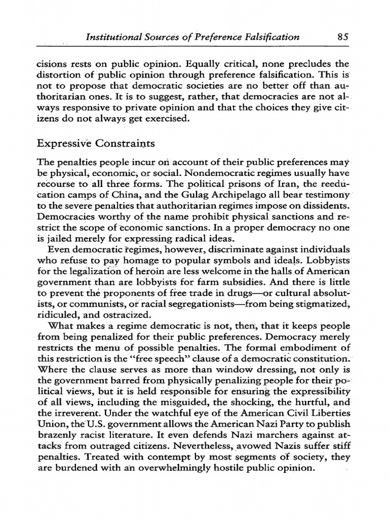 Private Truths, Public Lies. The Social Consequences of Preference ...