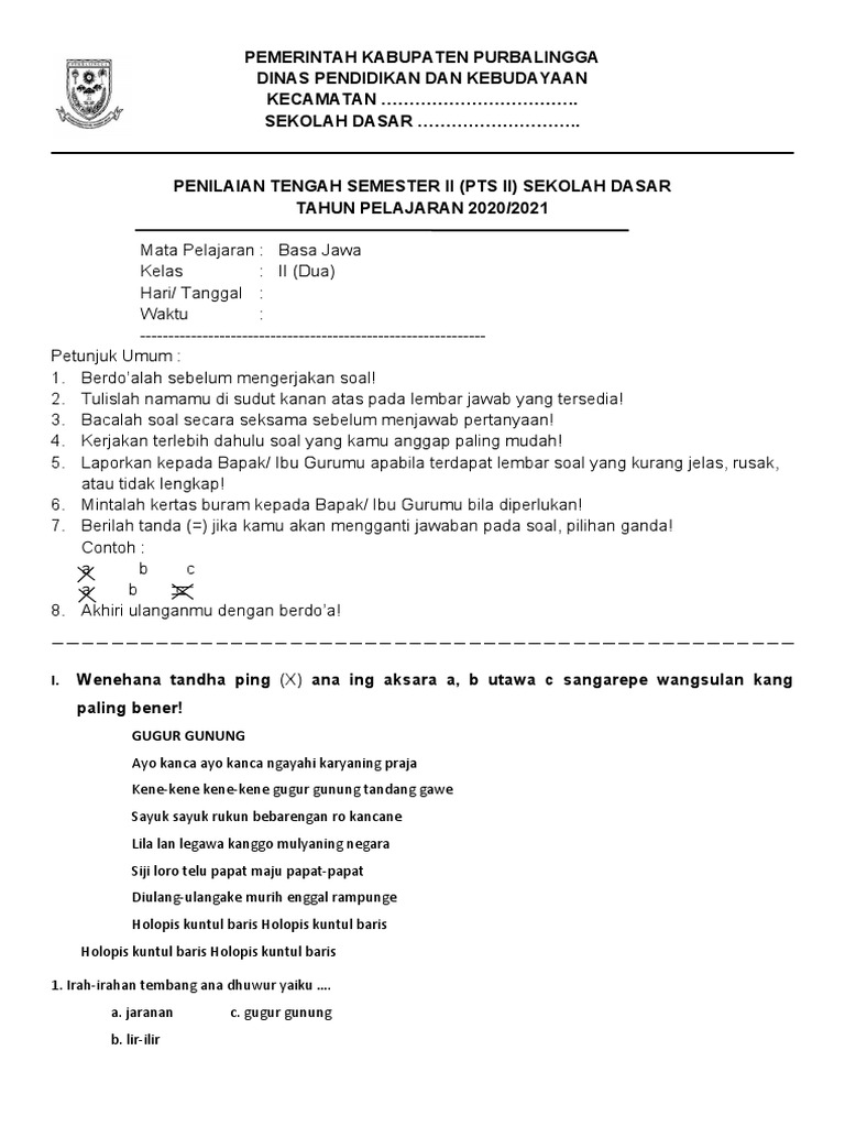 Soal Fix | PDF