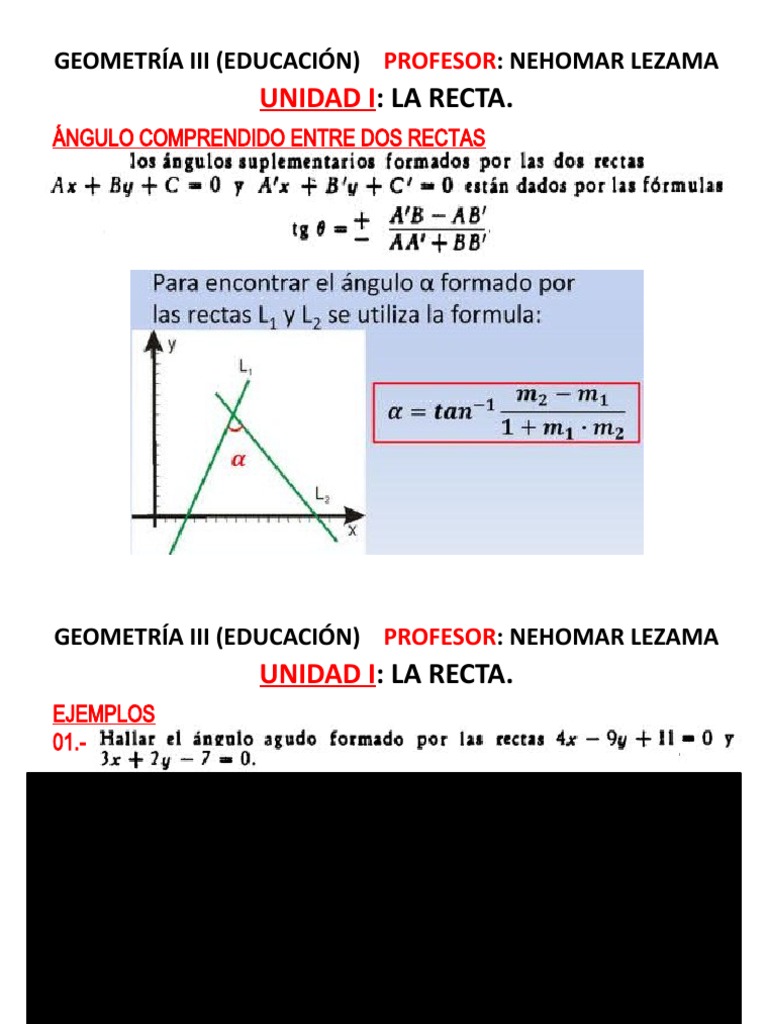 03.-Rectas Concurrentes (Clase) | PDF