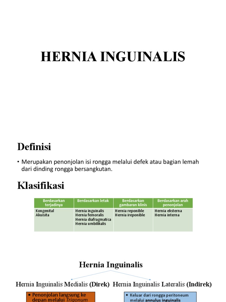 Hernia Inguinalis | PDF