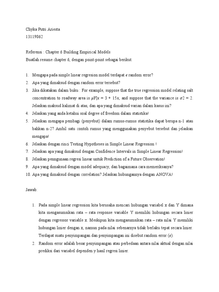 Tugas Chapter 6 | PDF