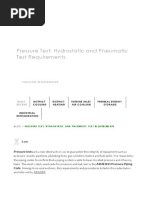 Pneumatic Testing Procedure for Piping | PDF | Building Engineering ...
