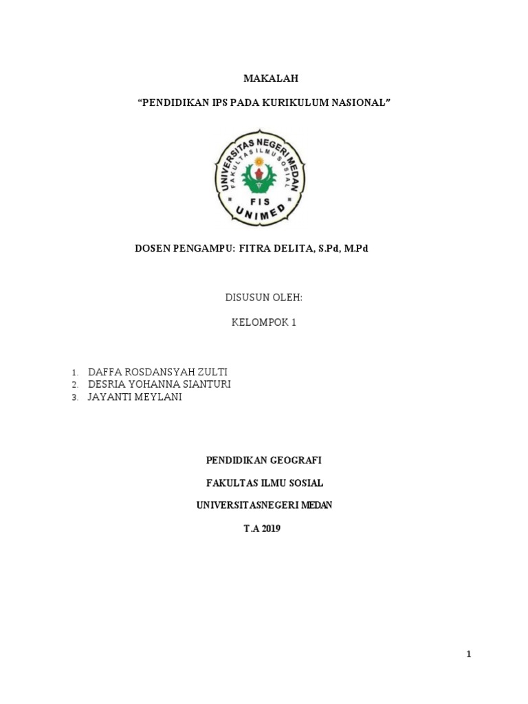 Makalah Persentase Ips | PDF | Karier & Perkembangan | Ilmu Sosial