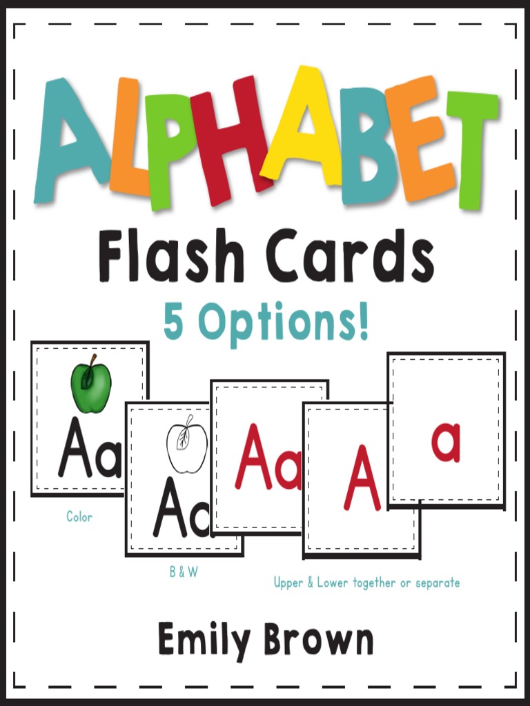 Alphabet Flashcards Preview | PDF