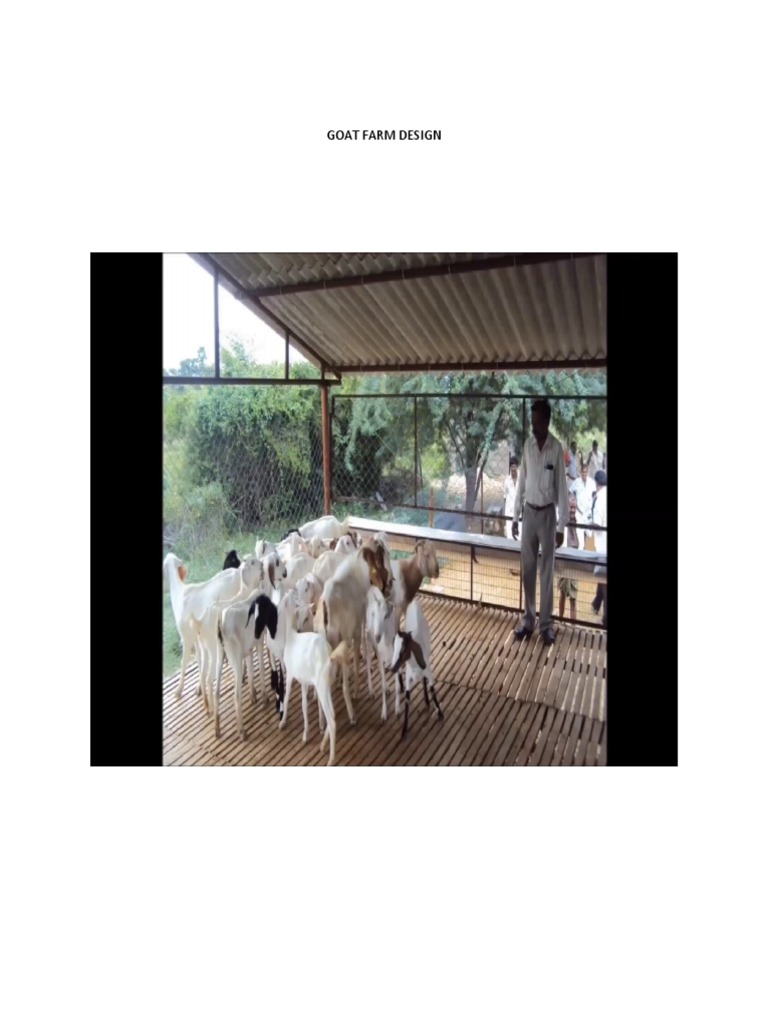 Goat Farm Design | PDF