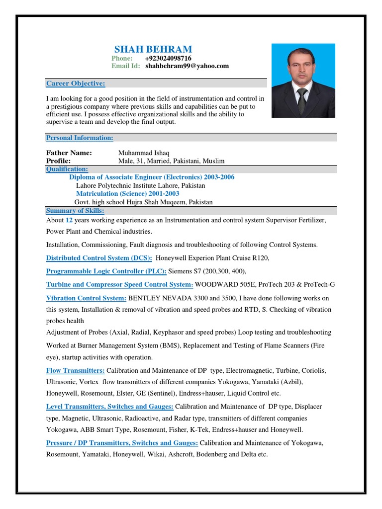 Shah Behram | PDF | Instrumentation | Mechanical Engineering