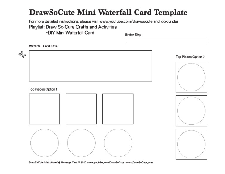 Diy Mini Waterfall Card | PDF