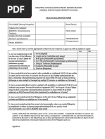 Health Declaration Form | PDF