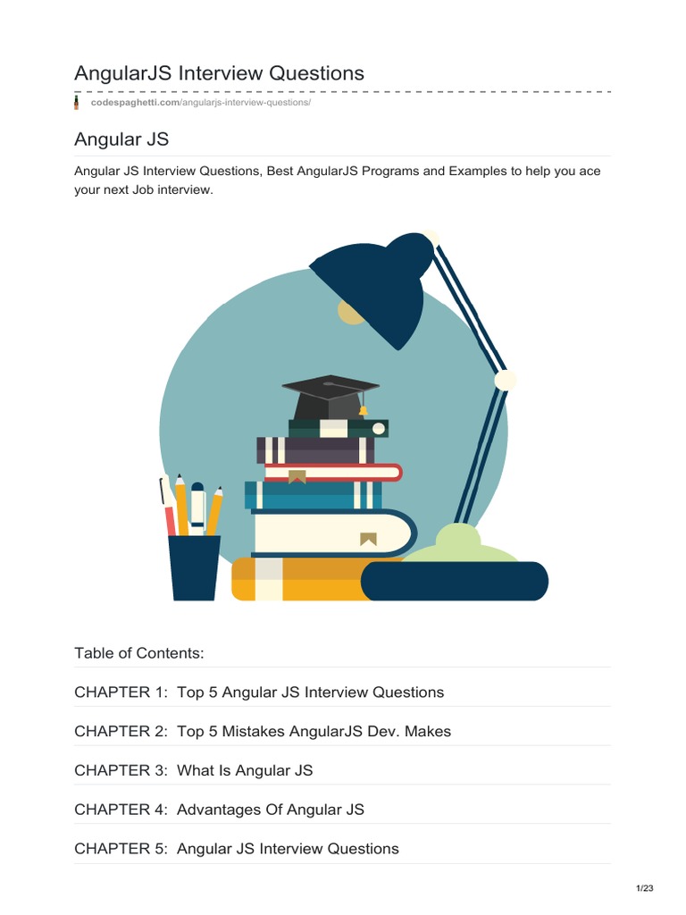 Angularjs Interview Questions: Angular Js | PDF | Angular Js | J Query