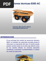 Manual Caex 930E-4 PDF | PDF | Camión | Neumático