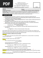 Percentiles For Ungrouped Data Grade 10 | PDF | Quartile | Percentile