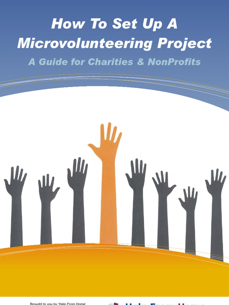How To Set Up A Microvolunteering Project | PDF | Volunteering | App ...
