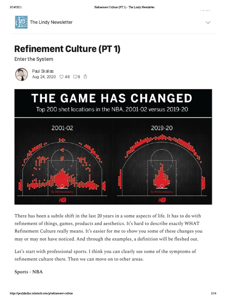 Refinement Culture (PT 1) : Enter The System | PDF | Batting (Baseball ...