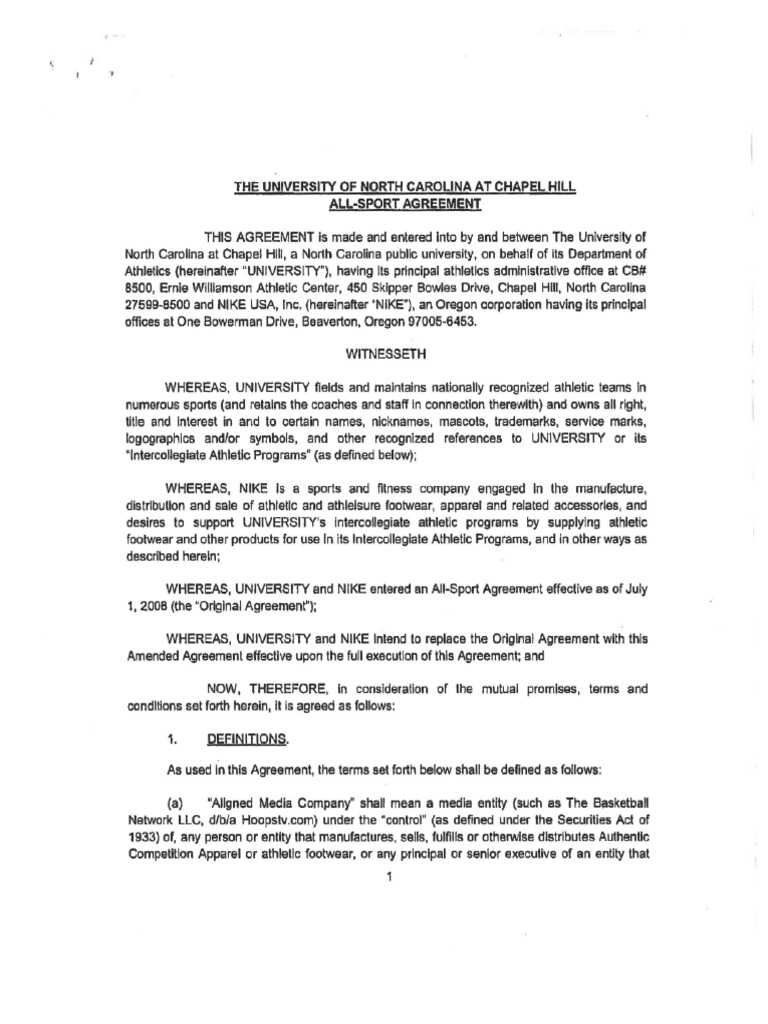 2018 Nike All Sport Agreement | PDF | Overtime | Employment