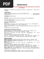 Marshal 200 SC - Bula | PDF | Embalagem e rotulagem | Inseticida