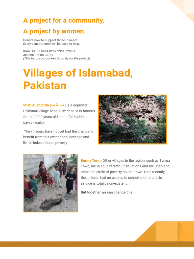 Villages of Islamabad Pakistan: A Project For A Community, A Project by ...