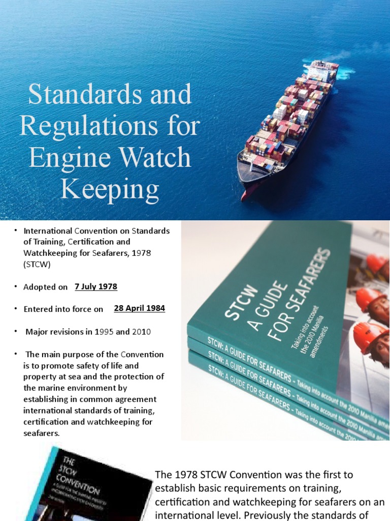 Standards and Regulations For Engine Watch Keeping | PDF | Science ...