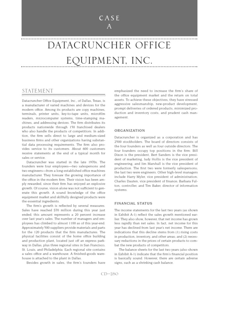 10 - 11 - 12 - Data Cruncher Plus Instruction | PDF | Inventory | Revenue