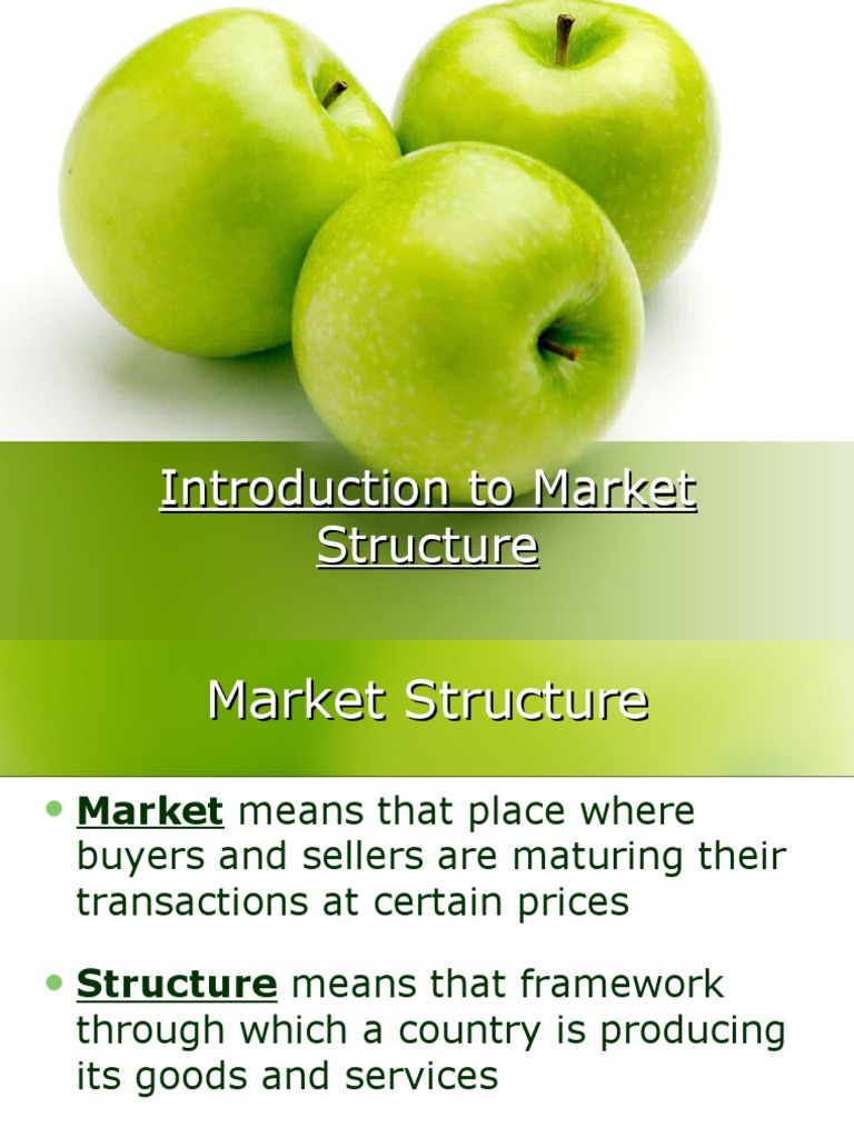 Overview of Market Structures | PDF
