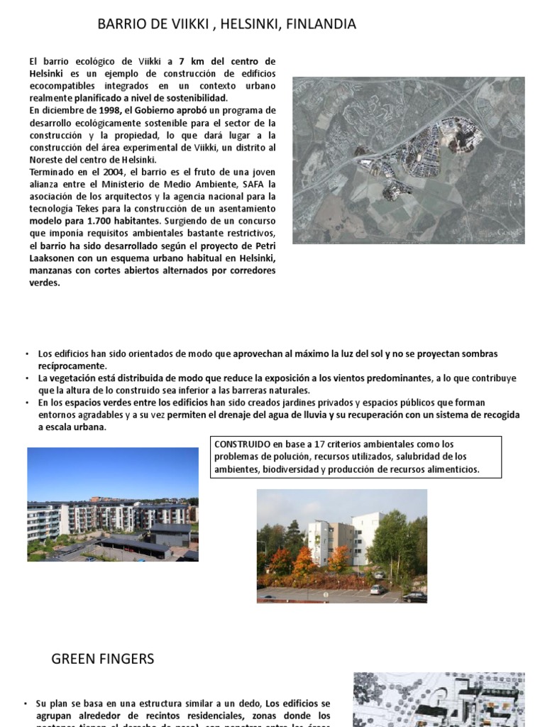 Viikki: Barrio Ecológico en Helsinki | PDF | Energía solar ...