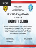 Certificate of Recognition - WORD Style | PDF | Schools